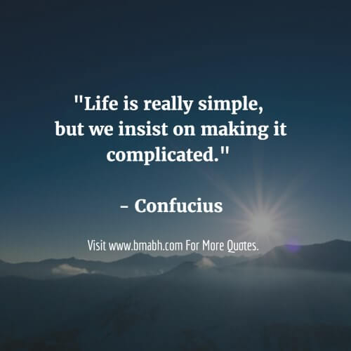 Simplicity Quotes And sayings - BMABH.COM